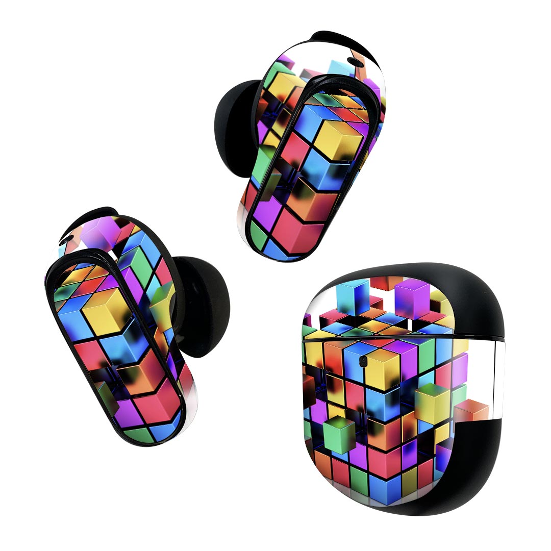 製品名 Bose QuietComfort Earbuds II 専用デザインスキンシール セット内容 Bose QuietComfort Earbuds II 専用シール　イヤホン（左右）3枚、充電ケース用シール 1枚AirPods第3世...