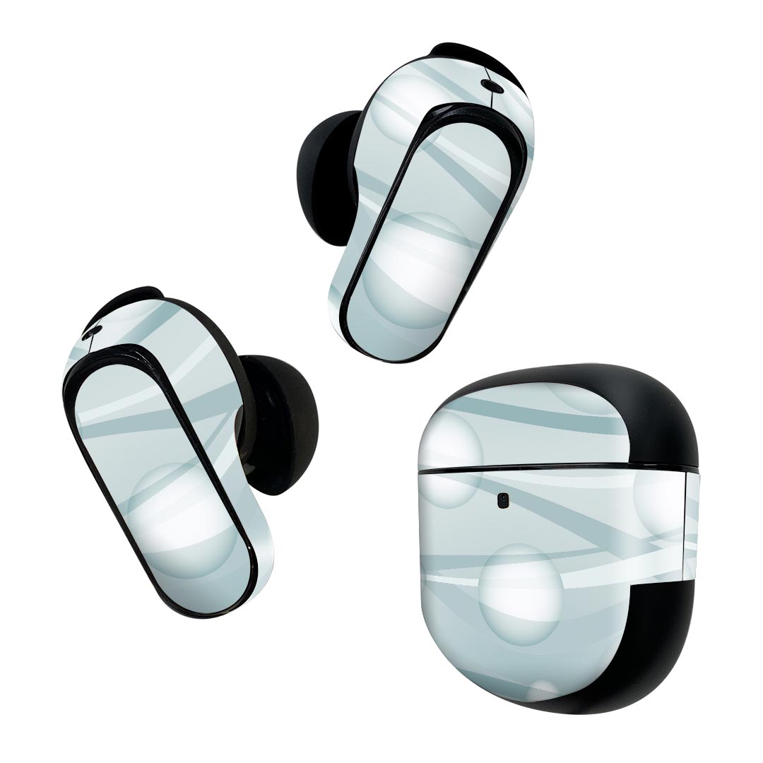 製品名 Bose QuietComfort Earbuds II 専用デザインスキンシール セット内容 Bose QuietComfort Earbuds II 専用シール　イヤホン（左右）3枚、充電ケース用シール 1枚AirPods第3世...