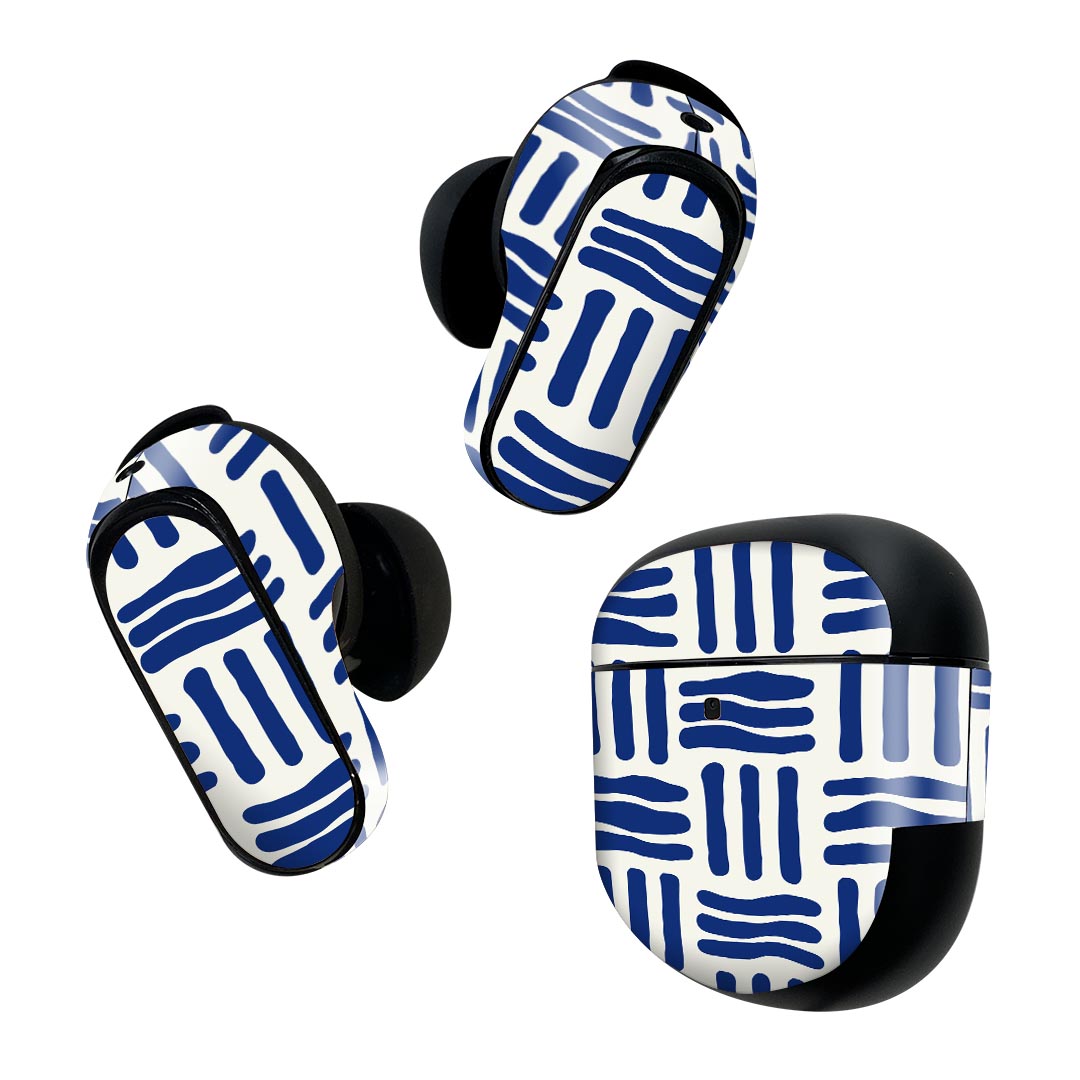 製品名 Bose QuietComfort Earbuds II 専用デザインスキンシール セット内容 Bose QuietComfort Earbuds II 専用シール　イヤホン（左右）3枚、充電ケース用シール 1枚AirPods第3世...