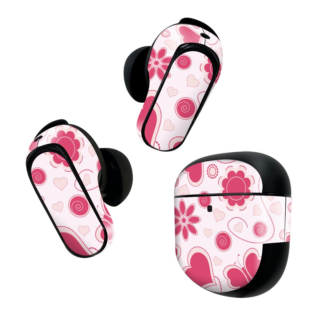 製品名 Bose QuietComfort Earbuds II 専用デザインスキンシール セット内容 Bose QuietComfort Earbuds II 専用シール　イヤホン（左右）3枚、充電ケース用シール 1枚AirPods第3世...