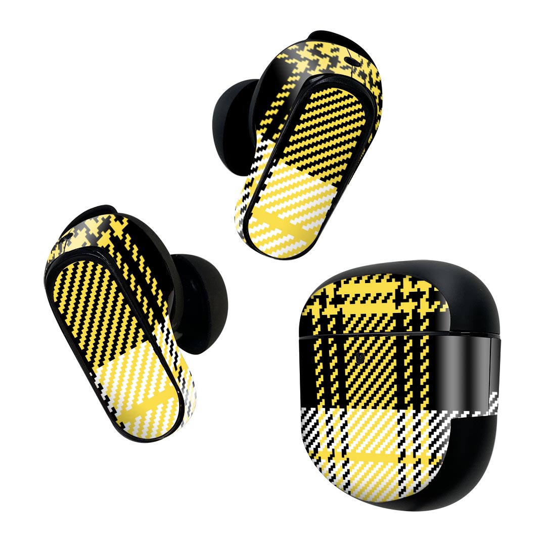 製品名 Bose QuietComfort Earbuds II 専用デザインスキンシール セット内容 Bose QuietComfort Earbuds II 専用シール　イヤホン（左右）3枚、充電ケース用シール 1枚AirPods第3世...
