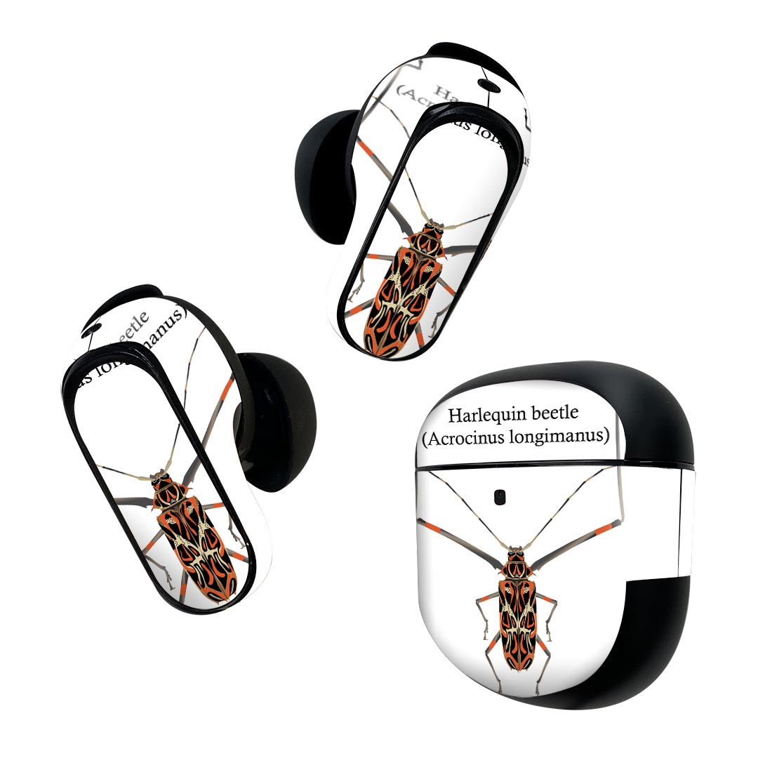 製品名 Bose QuietComfort Earbuds II 専用デザインスキンシール セット内容 Bose QuietComfort Earbuds II 専用シール　イヤホン（左右）3枚、充電ケース用シール 1枚AirPods第3世...