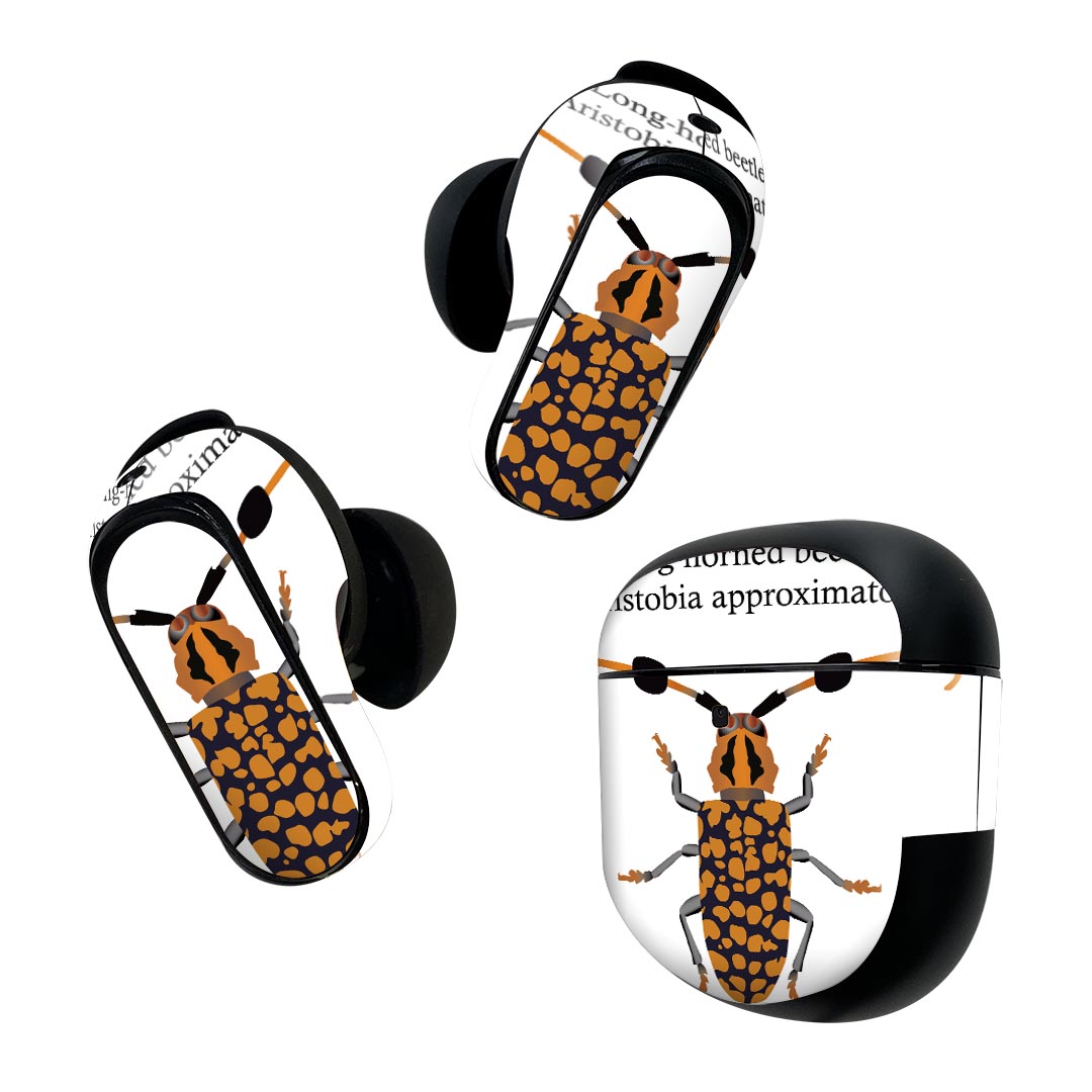 製品名 Bose QuietComfort Earbuds II 専用デザインスキンシール セット内容 Bose QuietComfort Earbuds II 専用シール　イヤホン（左右）3枚、充電ケース用シール 1枚AirPods第3世...