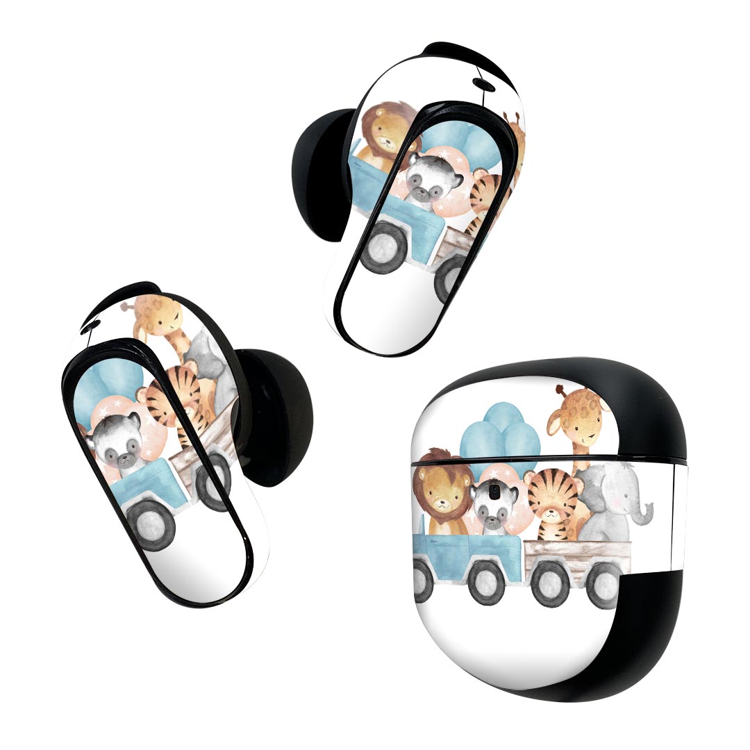 製品名 Bose QuietComfort Earbuds II 専用デザインスキンシール セット内容 Bose QuietComfort Earbuds II 専用シール　イヤホン（左右）3枚、充電ケース用シール 1枚AirPods第3世...