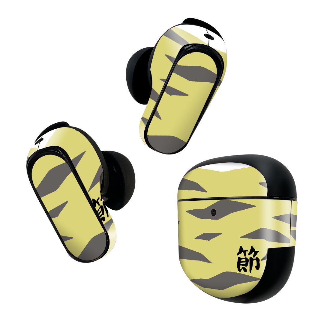 製品名 Bose QuietComfort Earbuds II 専用デザインスキンシール セット内容 Bose QuietComfort Earbuds II 専用シール　イヤホン（左右）3枚、充電ケース用シール 1枚AirPods第3世...