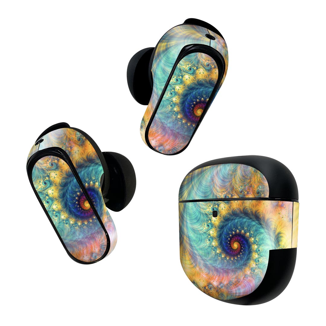 製品名 Bose QuietComfort Earbuds II 専用デザインスキンシール セット内容 Bose QuietComfort Earbuds II 専用シール　イヤホン（左右）3枚、充電ケース用シール 1枚AirPods第3世...