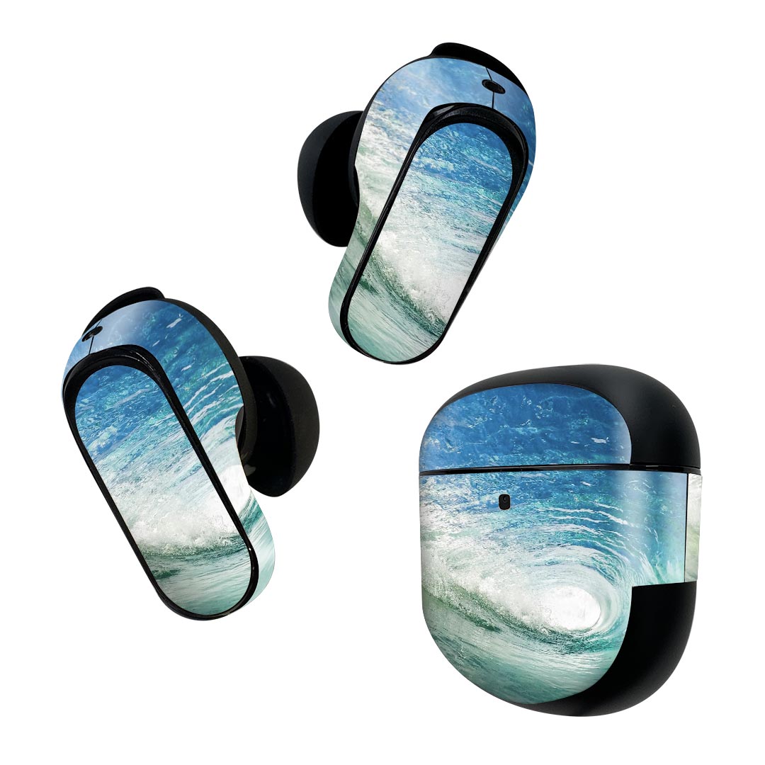 製品名 Bose QuietComfort Earbuds II 専用デザインスキンシール セット内容 Bose QuietComfort Earbuds II 専用シール　イヤホン（左右）3枚、充電ケース用シール 1枚AirPods第3世...