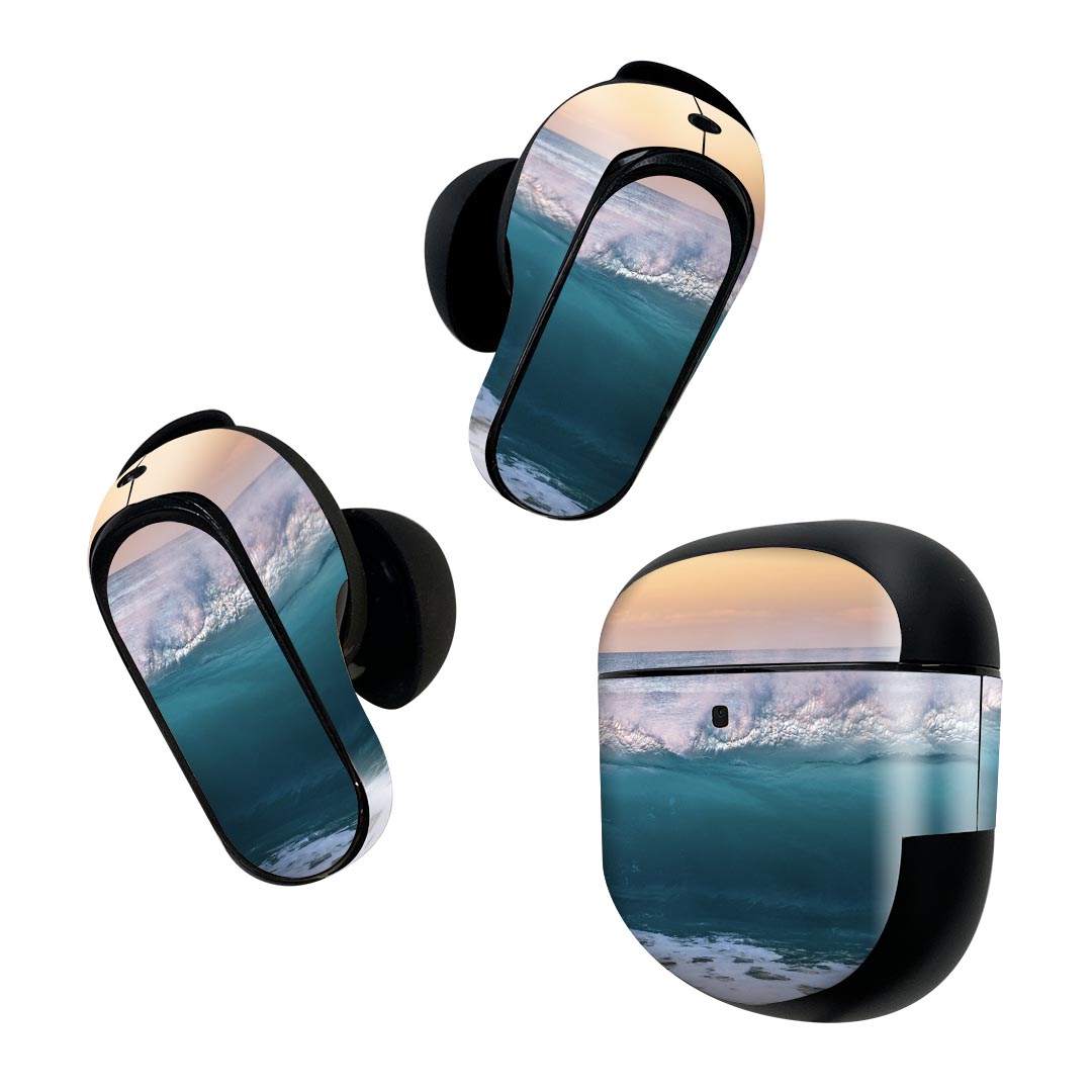 製品名 Bose QuietComfort Earbuds II 専用デザインスキンシール セット内容 Bose QuietComfort Earbuds II 専用シール　イヤホン（左右）3枚、充電ケース用シール 1枚AirPods第3世...