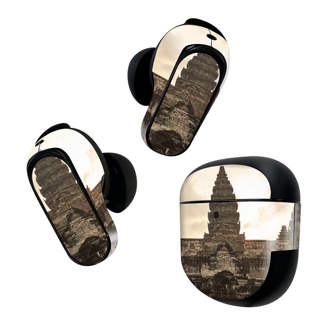 製品名 Bose QuietComfort Earbuds II 専用デザインスキンシール セット内容 Bose QuietComfort Earbuds II 専用シール　イヤホン（左右）3枚、充電ケース用シール 1枚AirPods第3世...