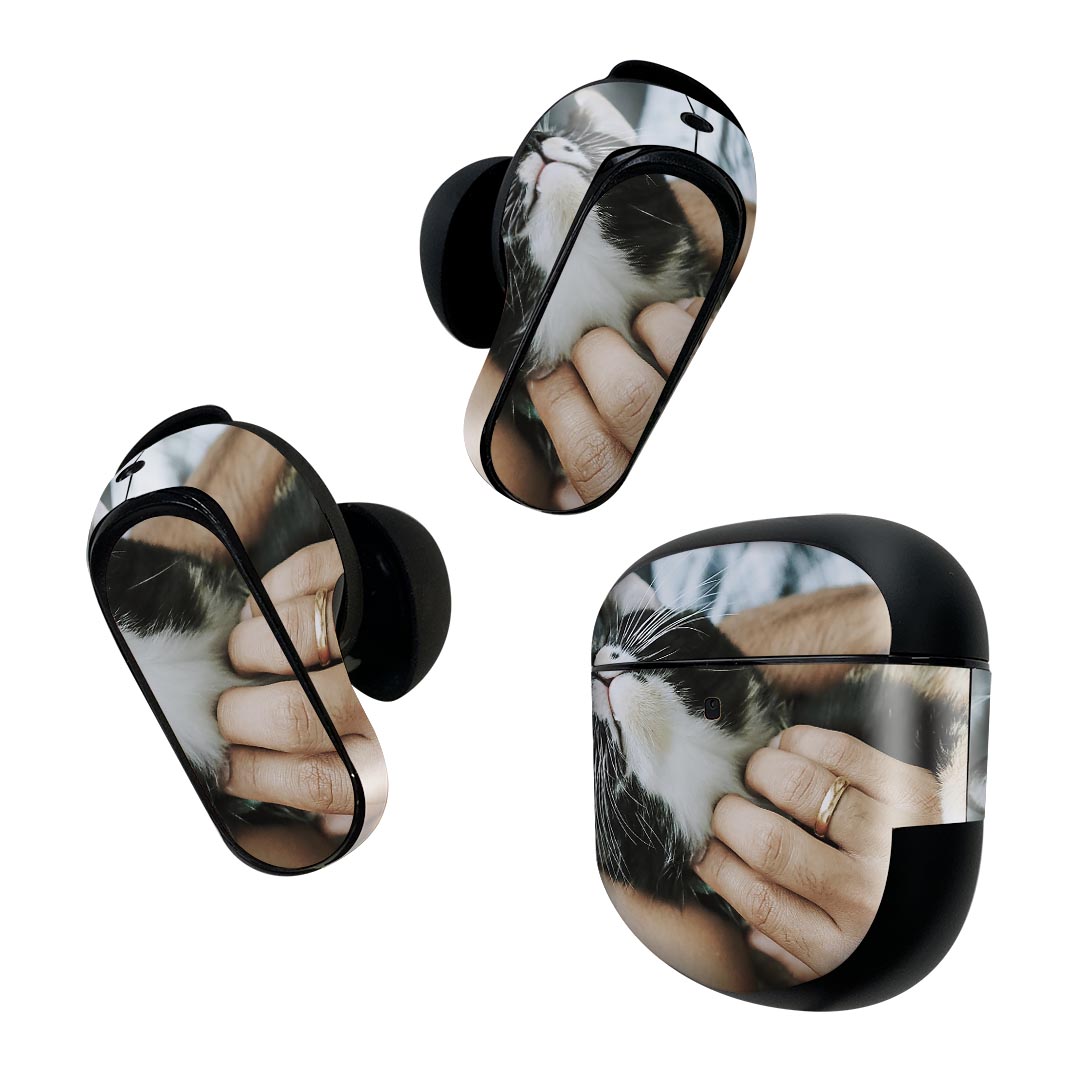 製品名 Bose QuietComfort Earbuds II 専用デザインスキンシール セット内容 Bose QuietComfort Earbuds II 専用シール　イヤホン（左右）3枚、充電ケース用シール 1枚AirPods第3世...