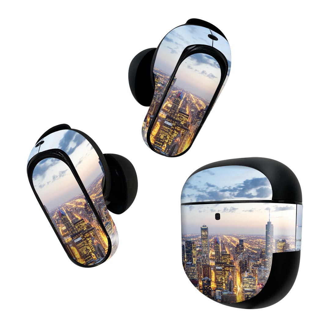 製品名 Bose QuietComfort Earbuds II 専用デザインスキンシール セット内容 Bose QuietComfort Earbuds II 専用シール　イヤホン（左右）3枚、充電ケース用シール 1枚AirPods第3世...