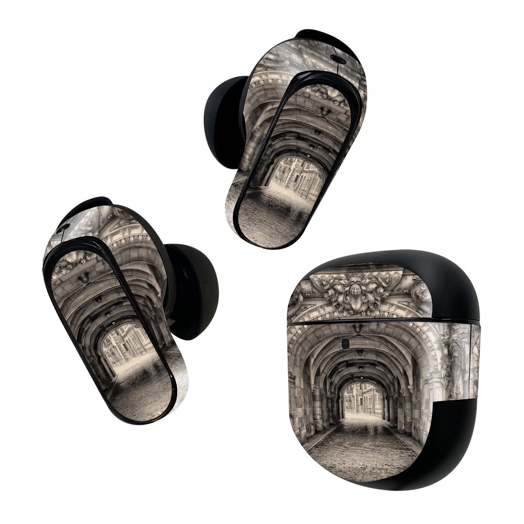 製品名 Bose QuietComfort Earbuds II 専用デザインスキンシール セット内容 Bose QuietComfort Earbuds II 専用シール　イヤホン（左右）3枚、充電ケース用シール 1枚AirPods第3世...