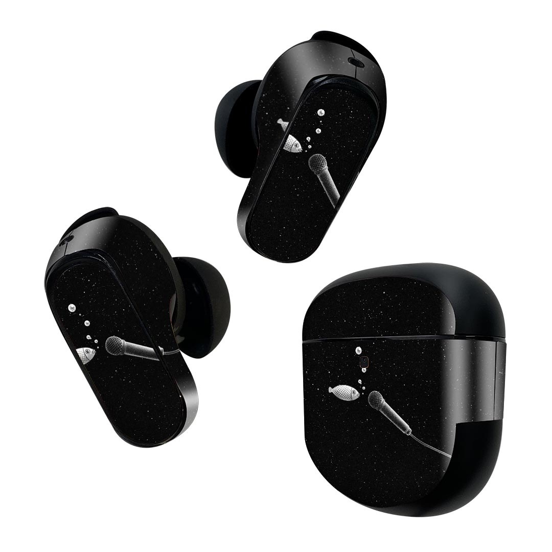 製品名 Bose QuietComfort Earbuds II 専用デザインスキンシール セット内容 Bose QuietComfort Earbuds II 専用シール　イヤホン（左右）3枚、充電ケース用シール 1枚AirPods第3世...