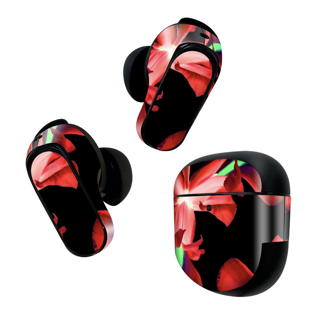 製品名 Bose QuietComfort Earbuds II 専用デザインスキンシール セット内容 Bose QuietComfort Earbuds II 専用シール　イヤホン（左右）3枚、充電ケース用シール 1枚AirPods第3世...