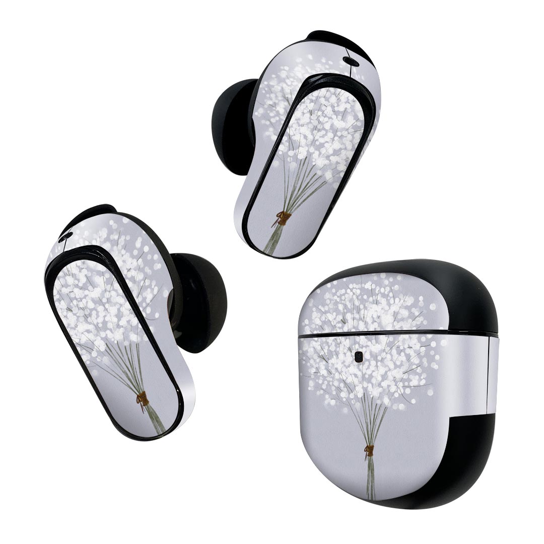 製品名 Bose QuietComfort Earbuds II 専用デザインスキンシール セット内容 Bose QuietComfort Earbuds II 専用シール　イヤホン（左右）3枚、充電ケース用シール 1枚AirPods第3世...