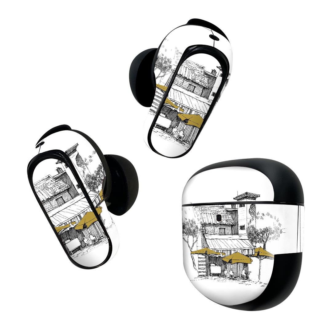製品名 Bose QuietComfort Earbuds II 専用デザインスキンシール セット内容 Bose QuietComfort Earbuds II 専用シール　イヤホン（左右）3枚、充電ケース用シール 1枚AirPods第3世...
