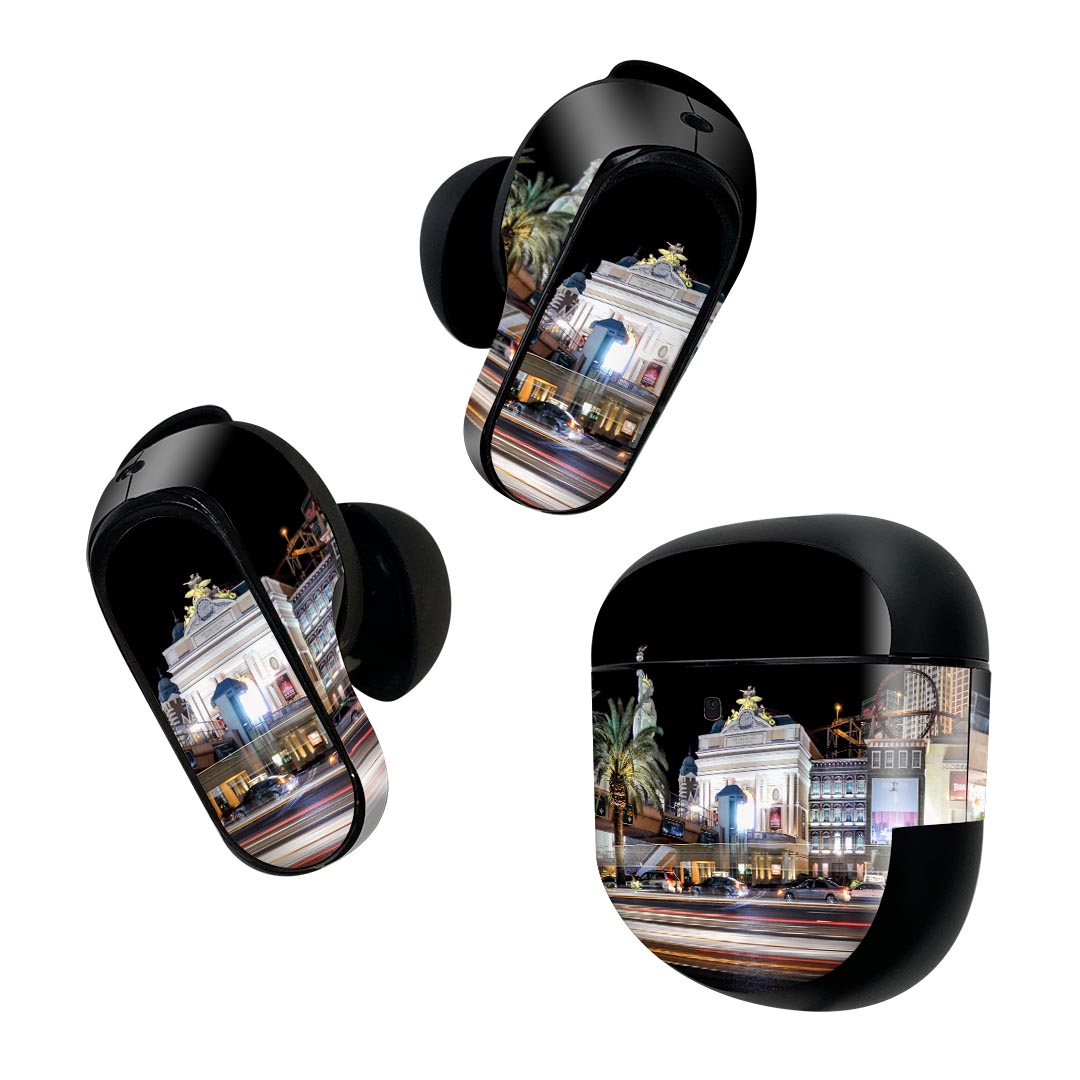 製品名 Bose QuietComfort Earbuds II 専用デザインスキンシール セット内容 Bose QuietComfort Earbuds II 専用シール　イヤホン（左右）3枚、充電ケース用シール 1枚AirPods第3世...