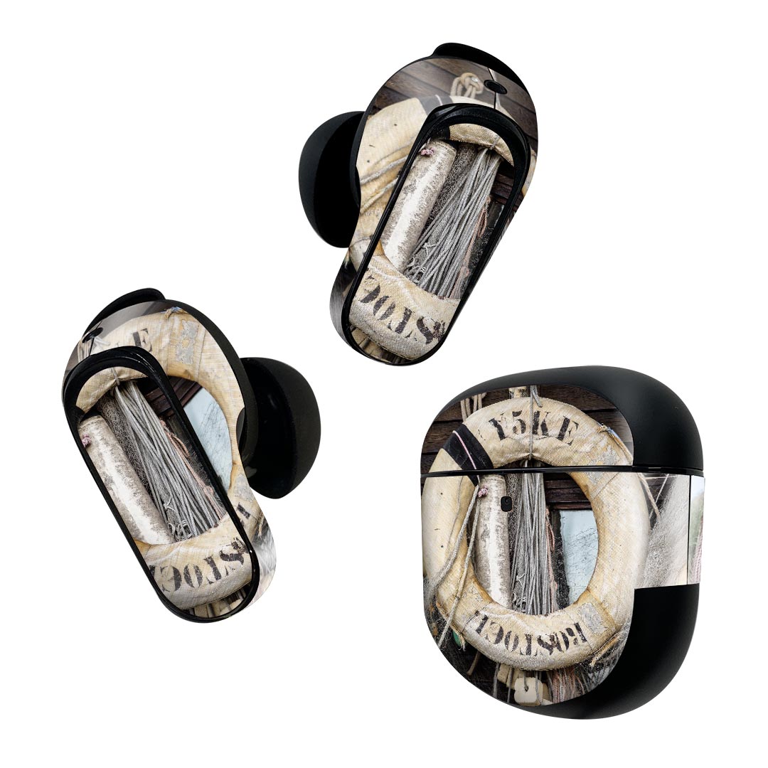製品名 Bose QuietComfort Earbuds II 専用デザインスキンシール セット内容 Bose QuietComfort Earbuds II 専用シール　イヤホン（左右）3枚、充電ケース用シール 1枚AirPods第3世...