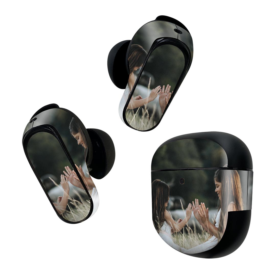 製品名 Bose QuietComfort Earbuds II 専用デザインスキンシール セット内容 Bose QuietComfort Earbuds II 専用シール　イヤホン（左右）3枚、充電ケース用シール 1枚AirPods第3世...