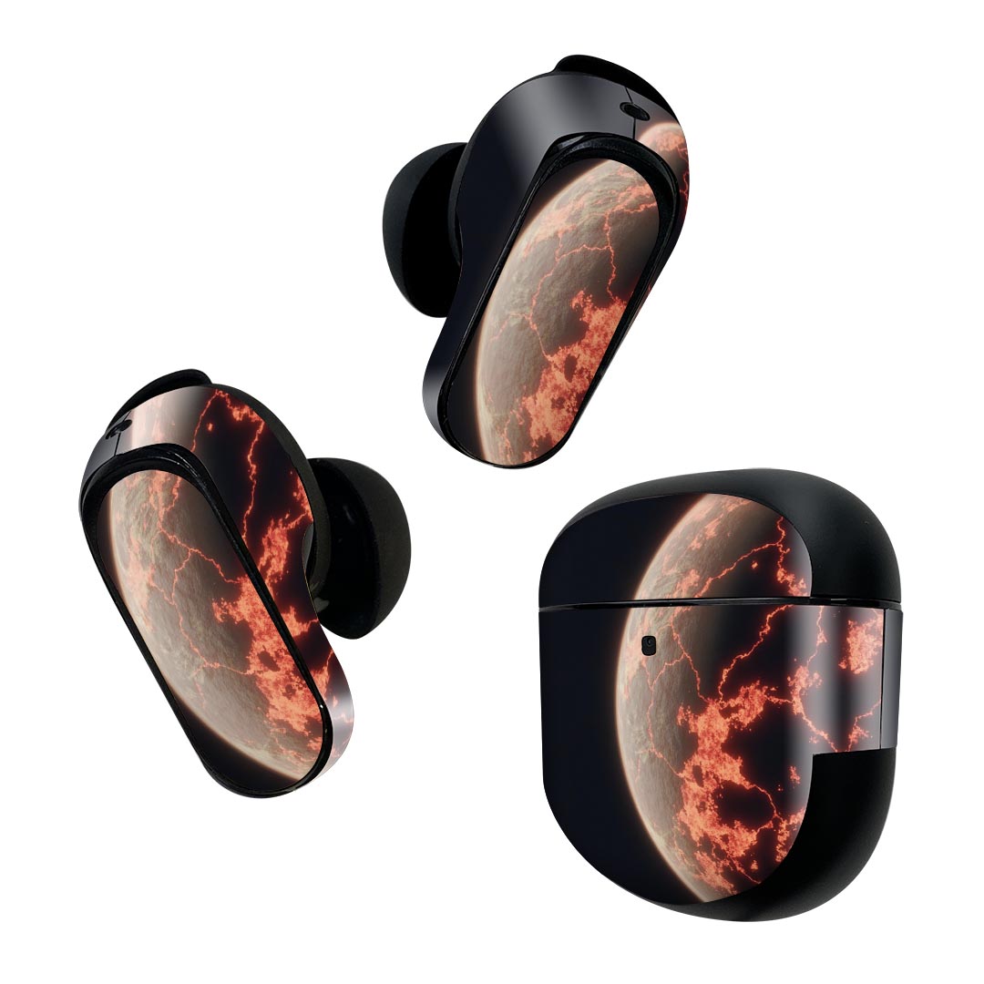 製品名 Bose QuietComfort Earbuds II 専用デザインスキンシール セット内容 Bose QuietComfort Earbuds II 専用シール　イヤホン（左右）3枚、充電ケース用シール 1枚AirPods第3世...