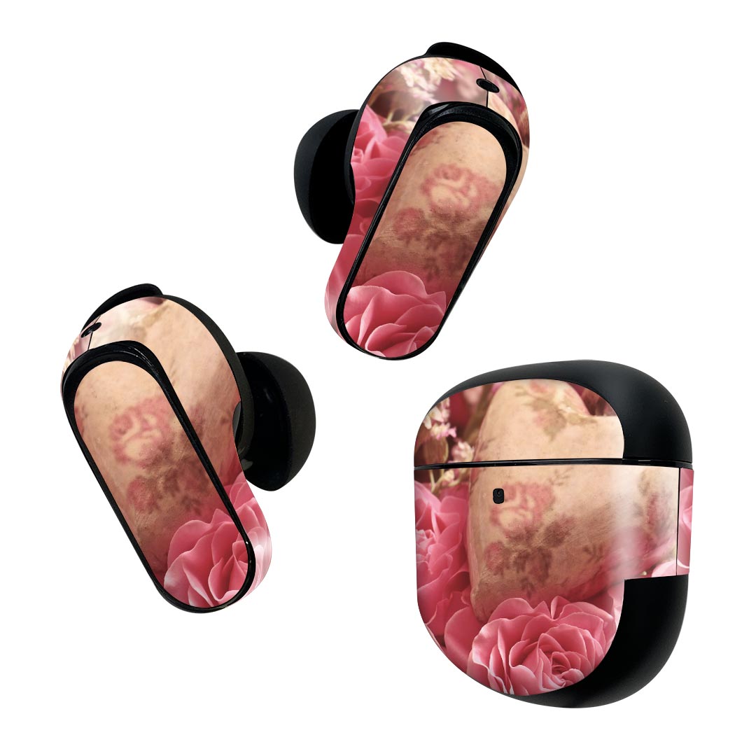 製品名 Bose QuietComfort Earbuds II 専用デザインスキンシール セット内容 Bose QuietComfort Earbuds II 専用シール　イヤホン（左右）3枚、充電ケース用シール 1枚AirPods第3世...