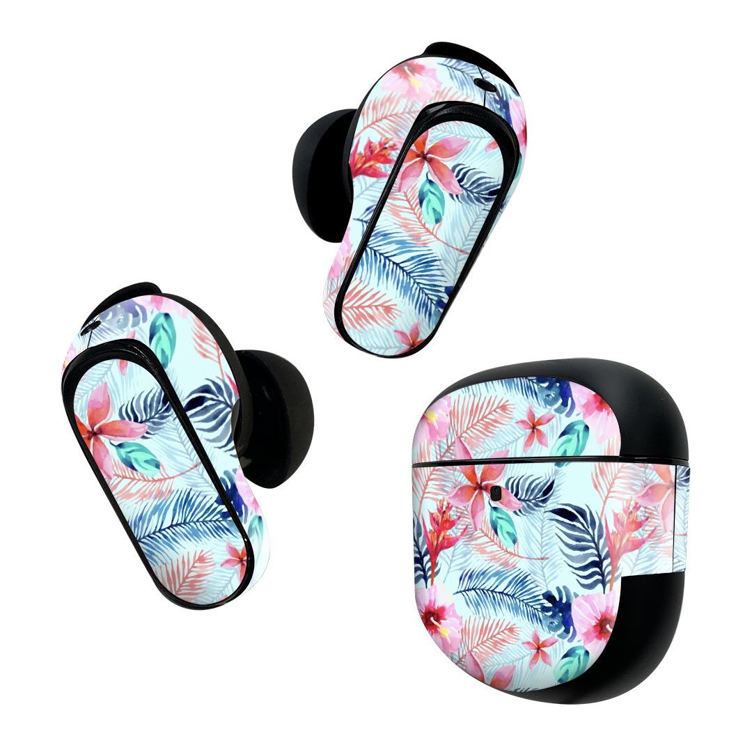 製品名 Bose QuietComfort Earbuds II 専用デザインスキンシール セット内容 Bose QuietComfort Earbuds II 専用シール　イヤホン（左右）3枚、充電ケース用シール 1枚AirPods第3世...