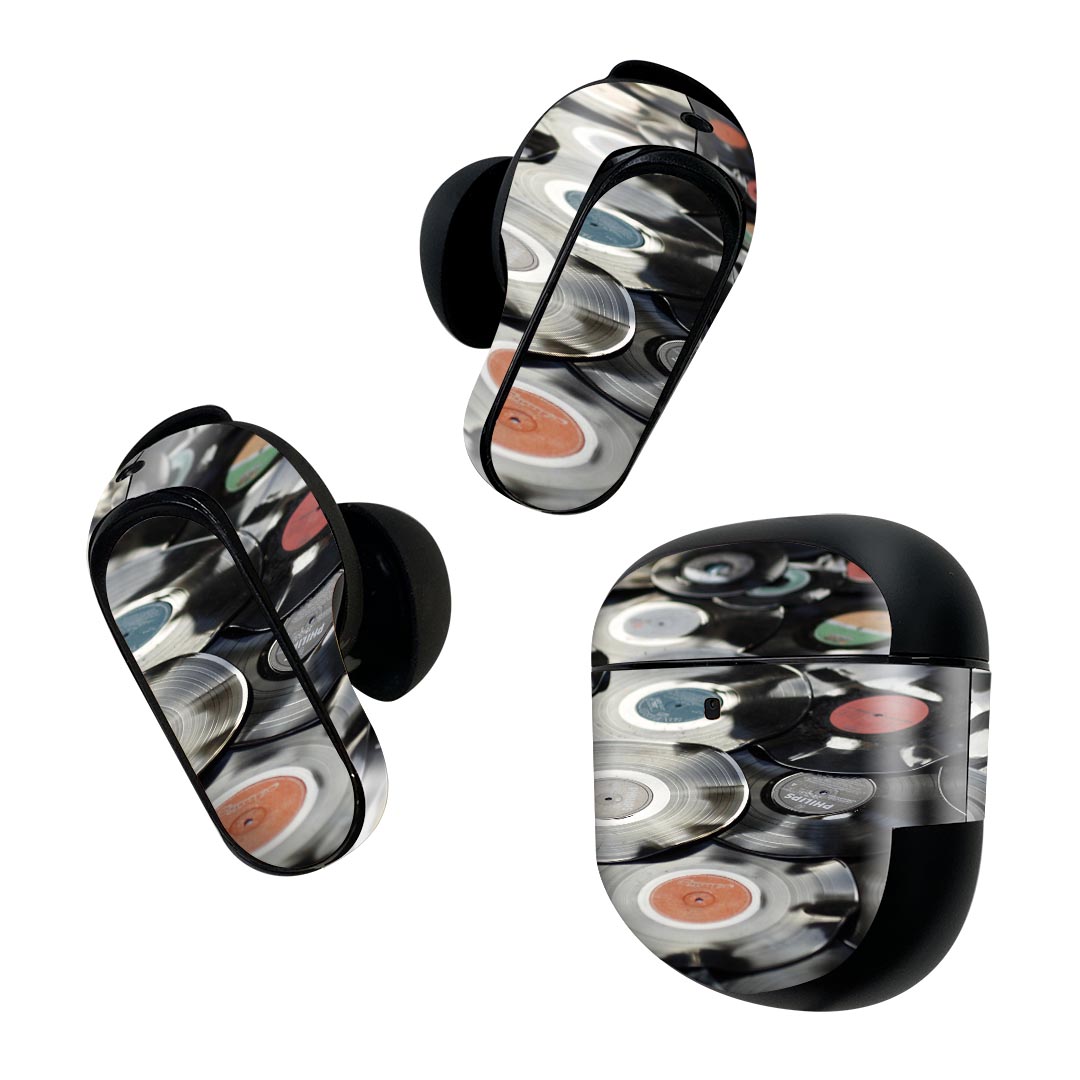 製品名 Bose QuietComfort Earbuds II 専用デザインスキンシール セット内容 Bose QuietComfort Earbuds II 専用シール　イヤホン（左右）3枚、充電ケース用シール 1枚AirPods第3世...