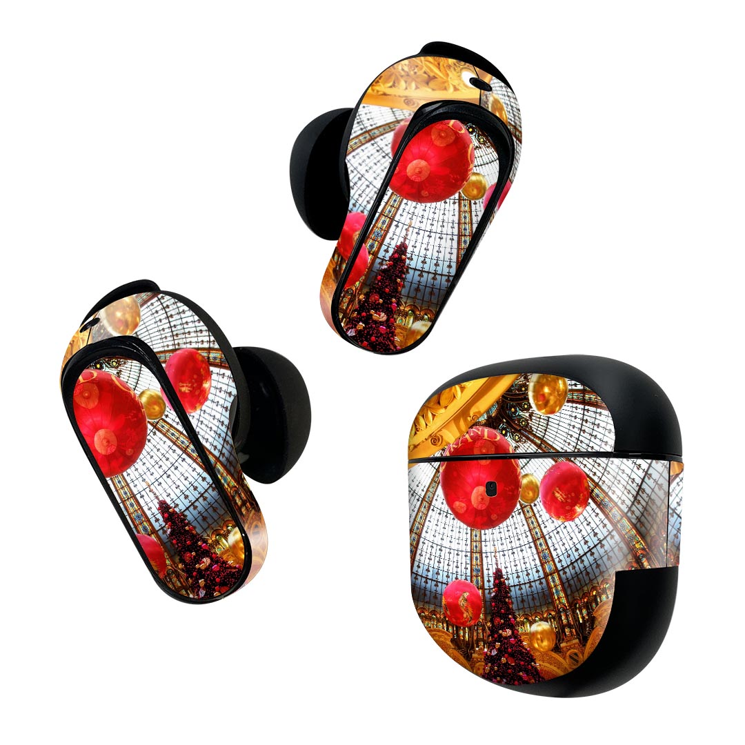製品名 Bose QuietComfort Earbuds II 専用デザインスキンシール セット内容 Bose QuietComfort Earbuds II 専用シール　イヤホン（左右）3枚、充電ケース用シール 1枚AirPods第3世...