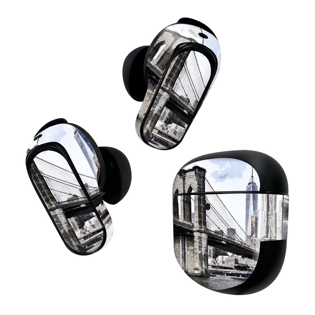 製品名 Bose QuietComfort Earbuds II 専用デザインスキンシール セット内容 Bose QuietComfort Earbuds II 専用シール　イヤホン（左右）3枚、充電ケース用シール 1枚AirPods第3世...