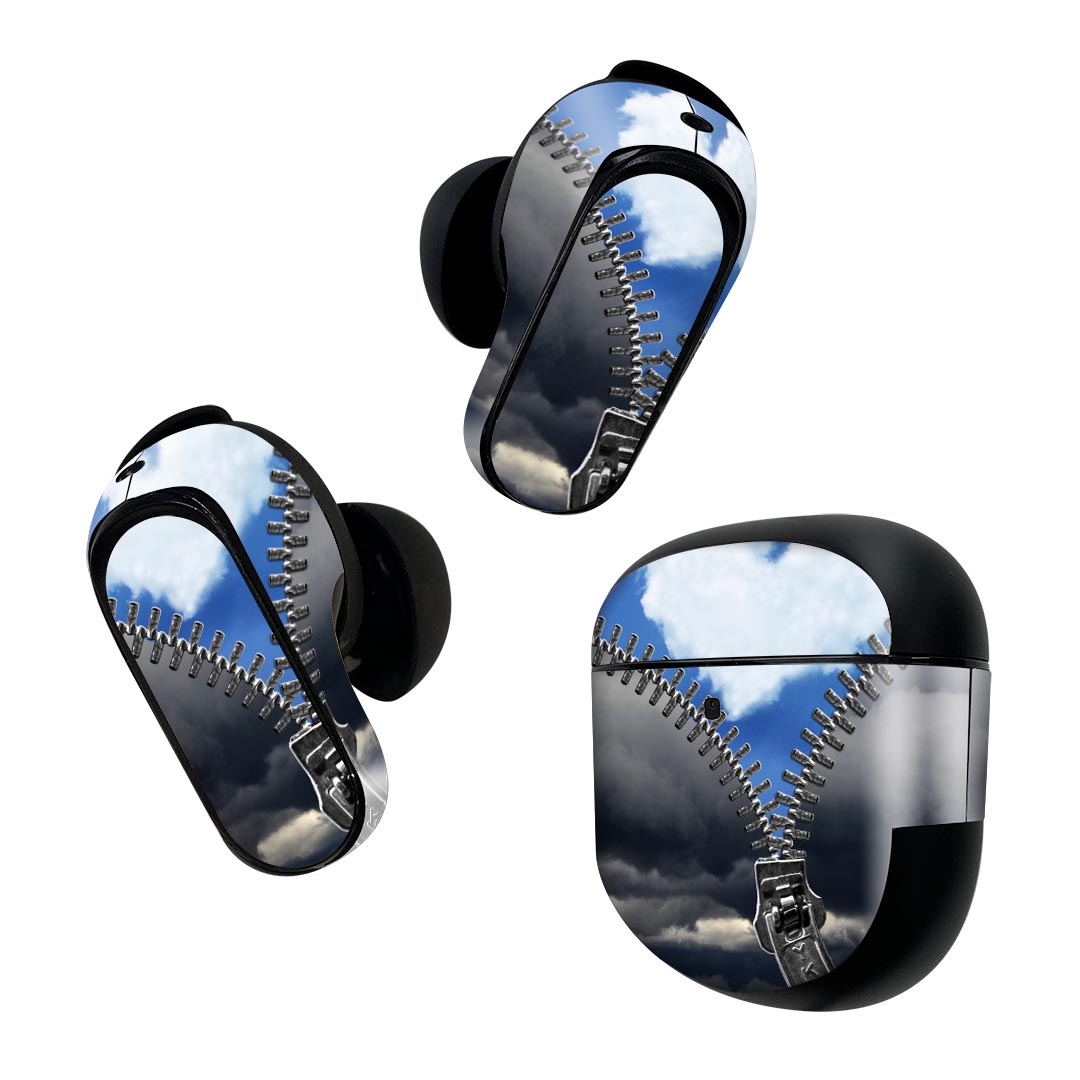 製品名 Bose QuietComfort Earbuds II 専用デザインスキンシール セット内容 Bose QuietComfort Earbuds II 専用シール　イヤホン（左右）3枚、充電ケース用シール 1枚AirPods第3世...