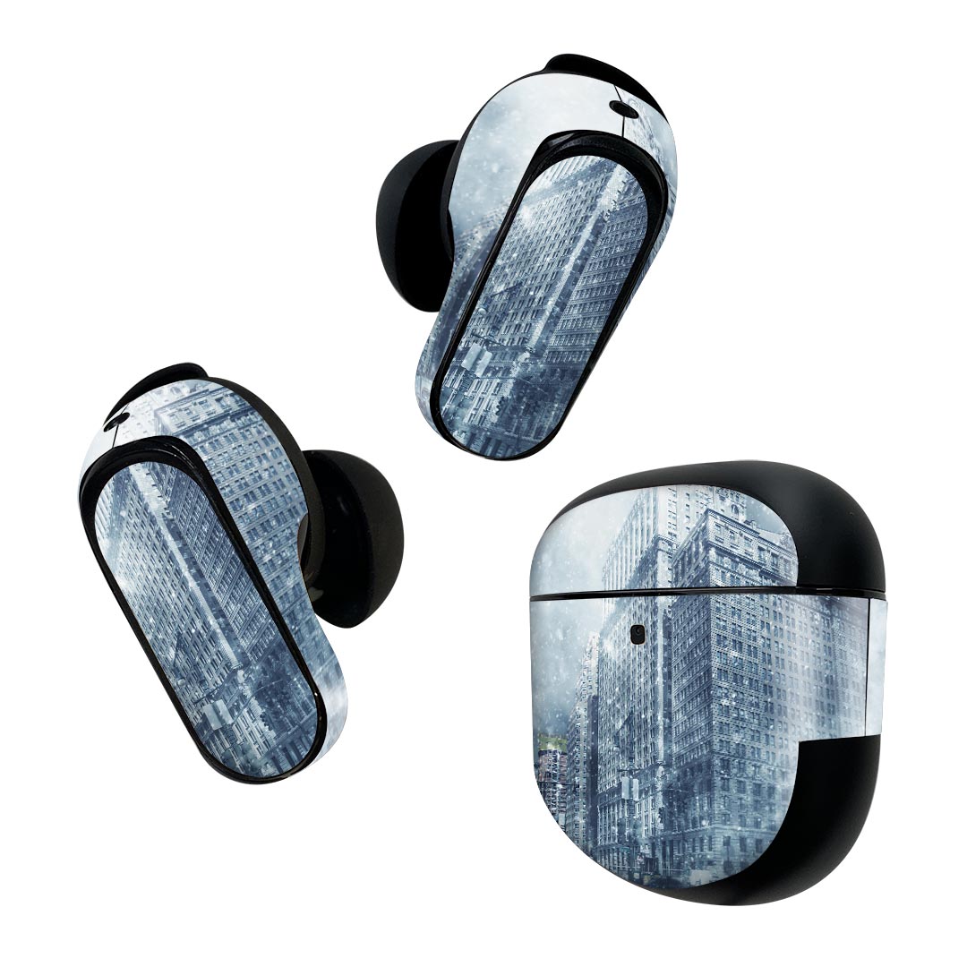 製品名 Bose QuietComfort Earbuds II 専用デザインスキンシール セット内容 Bose QuietComfort Earbuds II 専用シール　イヤホン（左右）3枚、充電ケース用シール 1枚AirPods第3世...