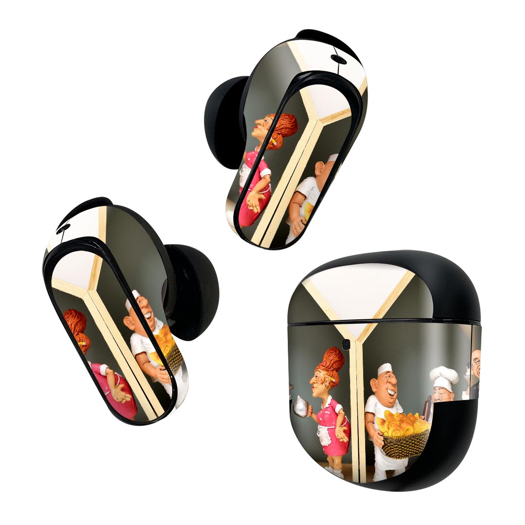 製品名 Bose QuietComfort Earbuds II 専用デザインスキンシール セット内容 Bose QuietComfort Earbuds II 専用シール　イヤホン（左右）3枚、充電ケース用シール 1枚AirPods第3世...