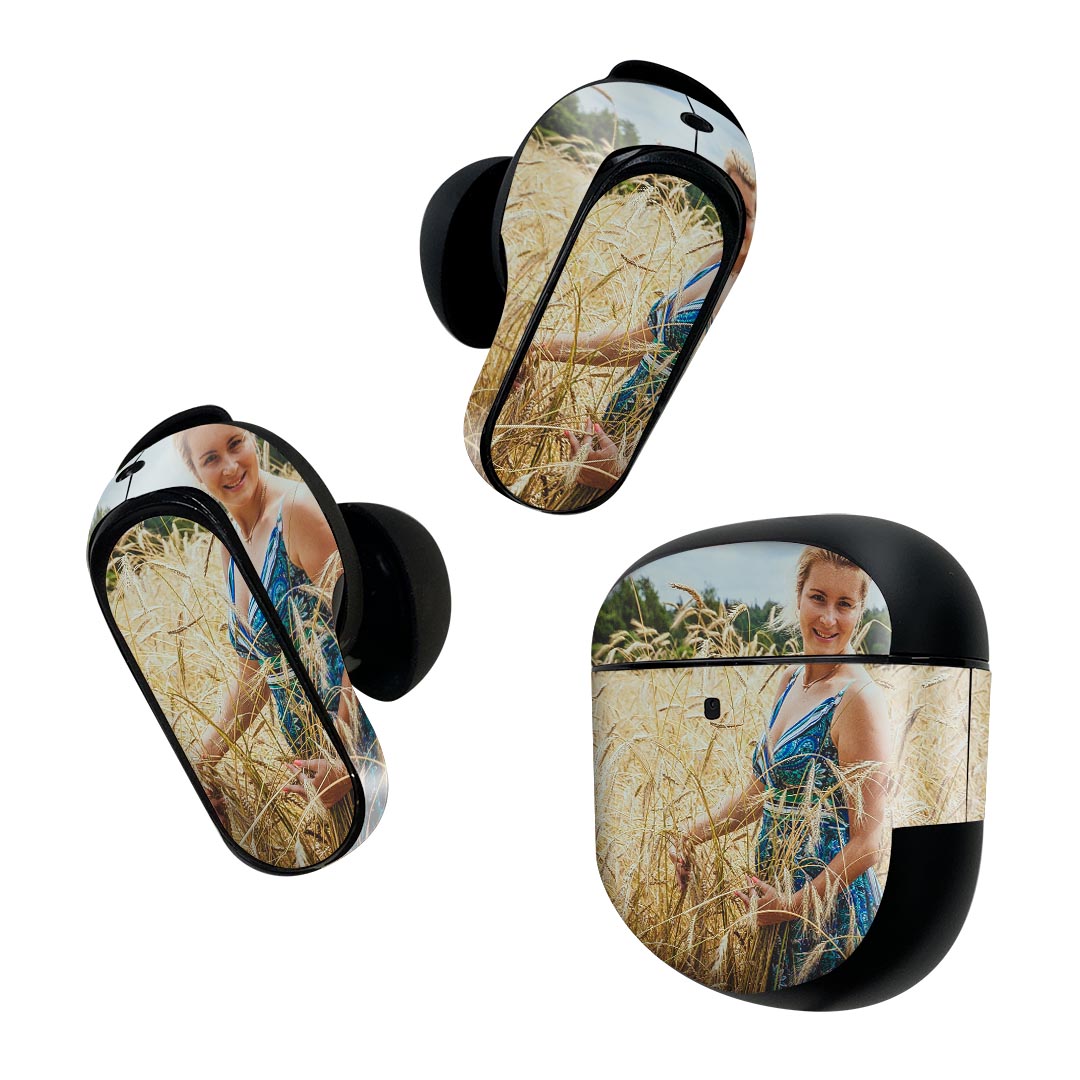 製品名 Bose QuietComfort Earbuds II 専用デザインスキンシール セット内容 Bose QuietComfort Earbuds II 専用シール　イヤホン（左右）3枚、充電ケース用シール 1枚AirPods第3世...