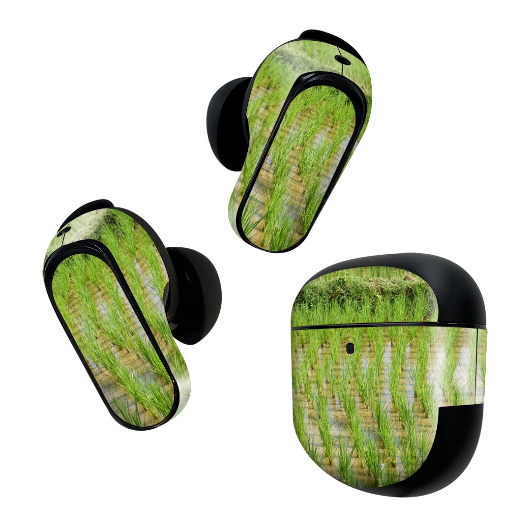 製品名 Bose QuietComfort Earbuds II 専用デザインスキンシール セット内容 Bose QuietComfort Earbuds II 専用シール　イヤホン（左右）3枚、充電ケース用シール 1枚AirPods第3世...