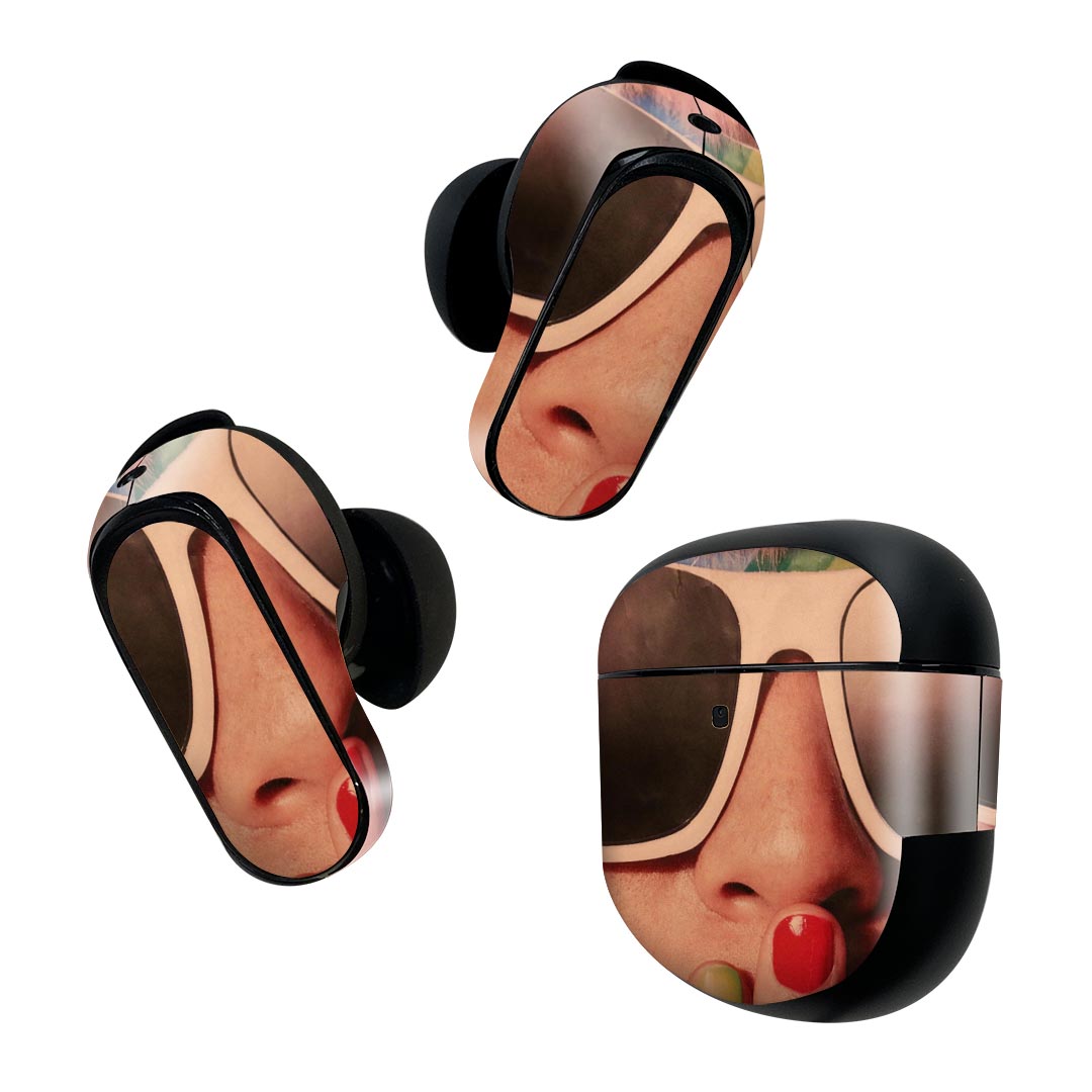 製品名 Bose QuietComfort Earbuds II 専用デザインスキンシール セット内容 Bose QuietComfort Earbuds II 専用シール　イヤホン（左右）3枚、充電ケース用シール 1枚AirPods第3世...