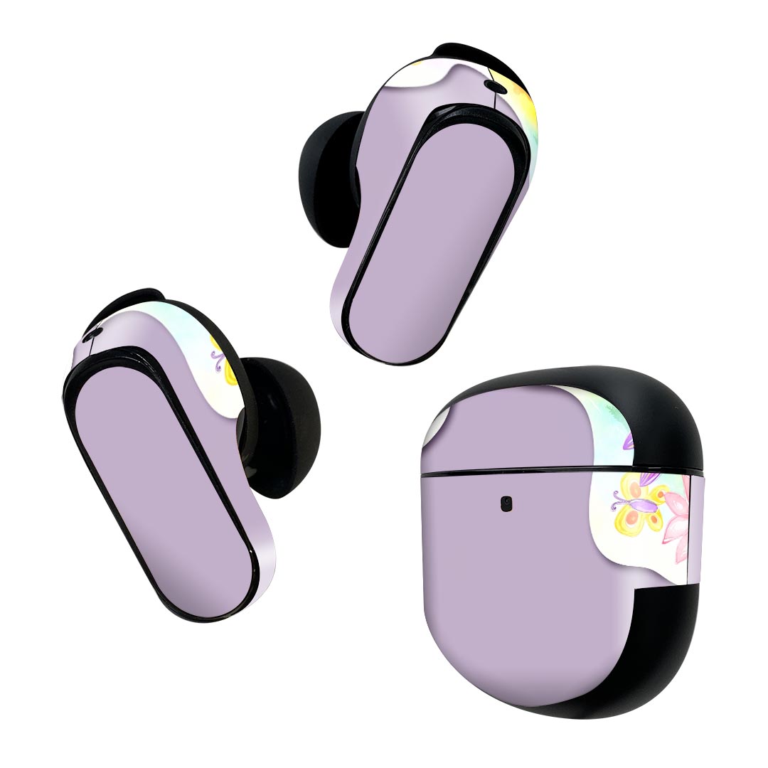 製品名 Bose QuietComfort Earbuds II 専用デザインスキンシール セット内容 Bose QuietComfort Earbuds II 専用シール　イヤホン（左右）3枚、充電ケース用シール 1枚AirPods第3世...