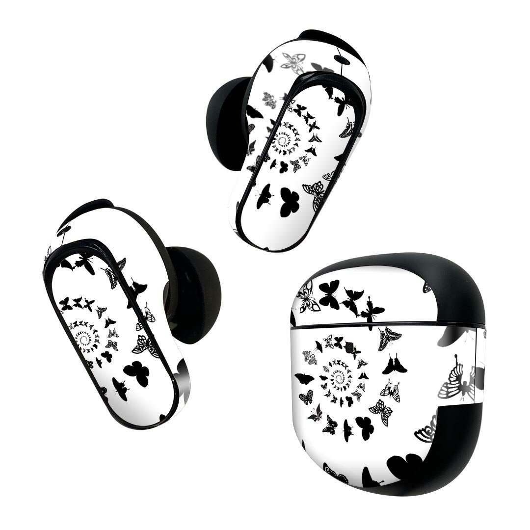 製品名 Bose QuietComfort Earbuds II 専用デザインスキンシール セット内容 Bose QuietComfort Earbuds II 専用シール　イヤホン（左右）3枚、充電ケース用シール 1枚AirPods第3世...