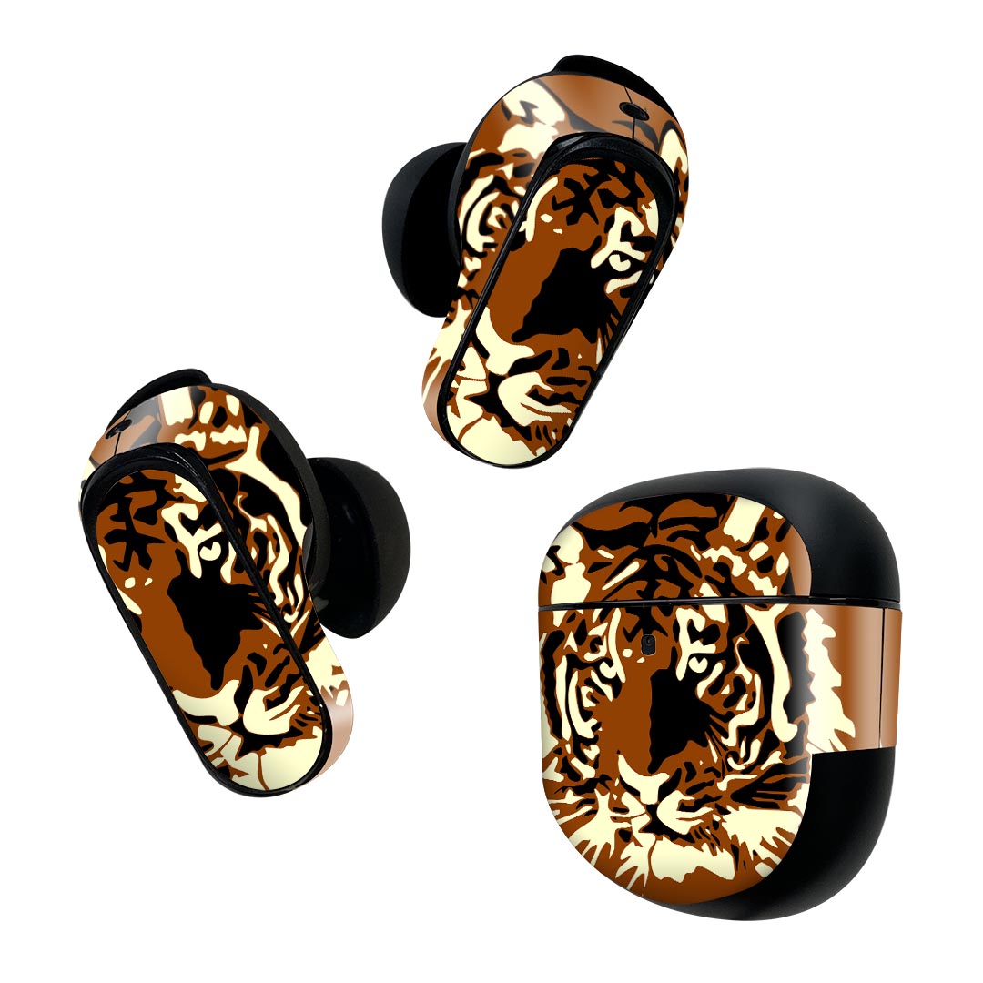 製品名 Bose QuietComfort Earbuds II 専用デザインスキンシール セット内容 Bose QuietComfort Earbuds II 専用シール　イヤホン（左右）3枚、充電ケース用シール 1枚AirPods第3世...