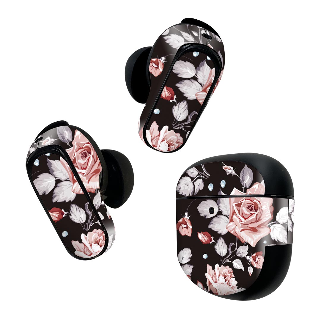 製品名 Bose QuietComfort Earbuds II 専用デザインスキンシール セット内容 Bose QuietComfort Earbuds II 専用シール　イヤホン（左右）3枚、充電ケース用シール 1枚AirPods第3世...