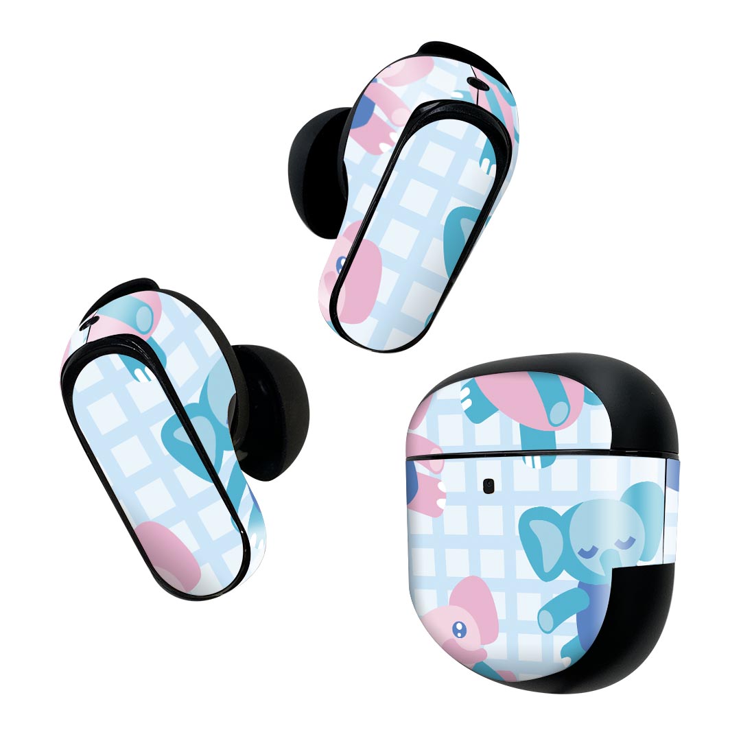 製品名 Bose QuietComfort Earbuds II 専用デザインスキンシール セット内容 Bose QuietComfort Earbuds II 専用シール　イヤホン（左右）3枚、充電ケース用シール 1枚AirPods第3世...