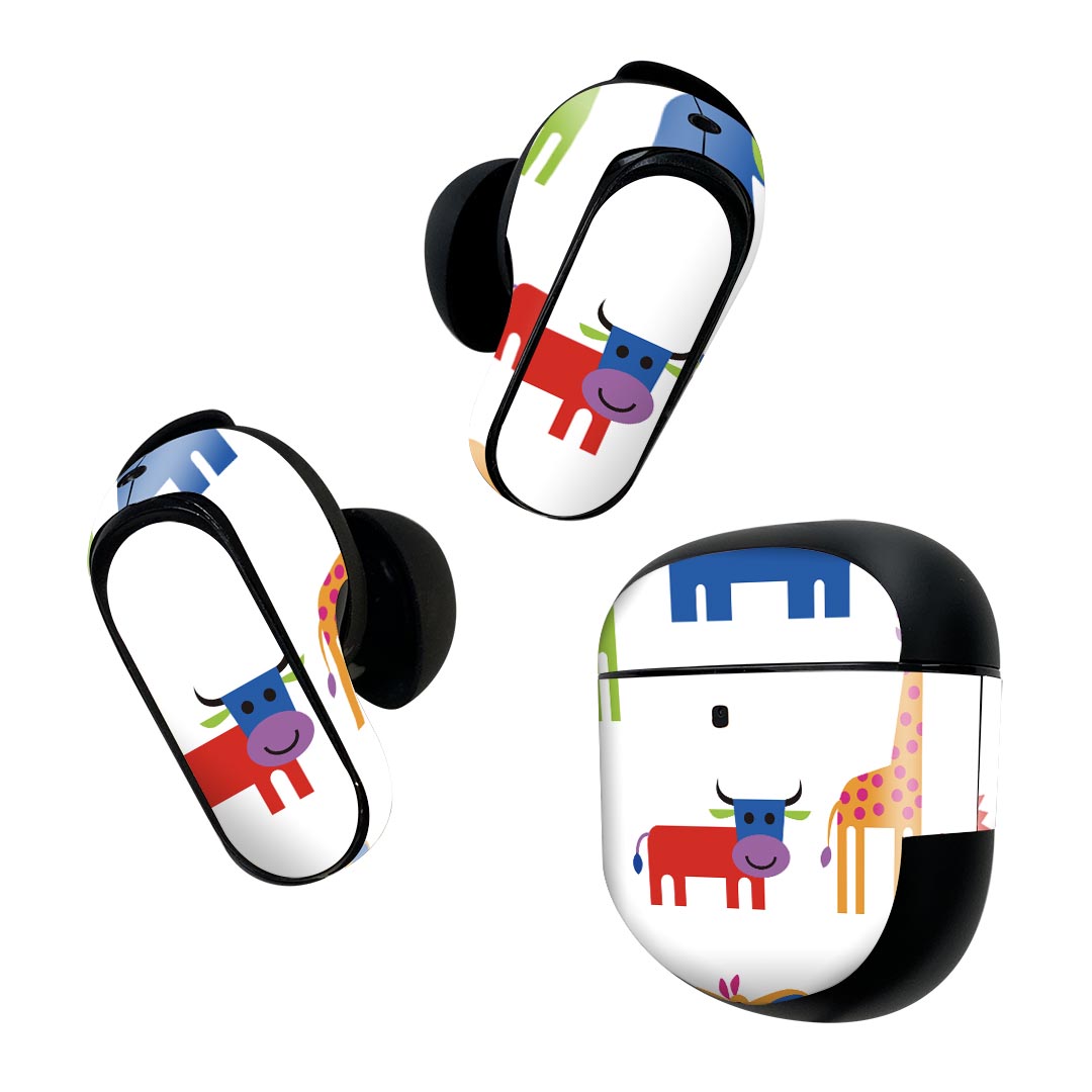 製品名 Bose QuietComfort Earbuds II 専用デザインスキンシール セット内容 Bose QuietComfort Earbuds II 専用シール　イヤホン（左右）3枚、充電ケース用シール 1枚AirPods第3世...
