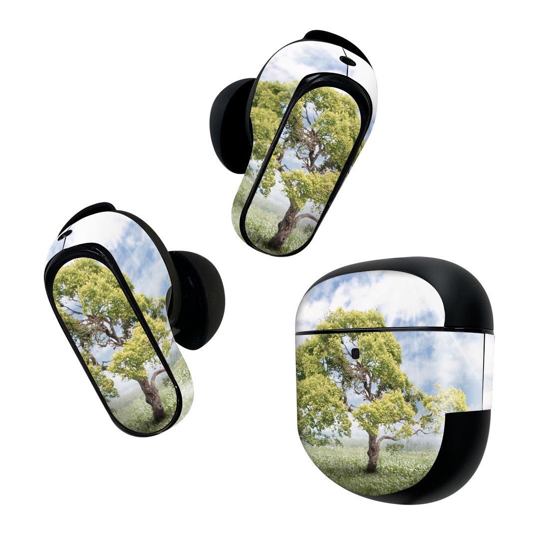 製品名 Bose QuietComfort Earbuds II 専用デザインスキンシール セット内容 Bose QuietComfort Earbuds II 専用シール　イヤホン（左右）3枚、充電ケース用シール 1枚AirPods第3世...