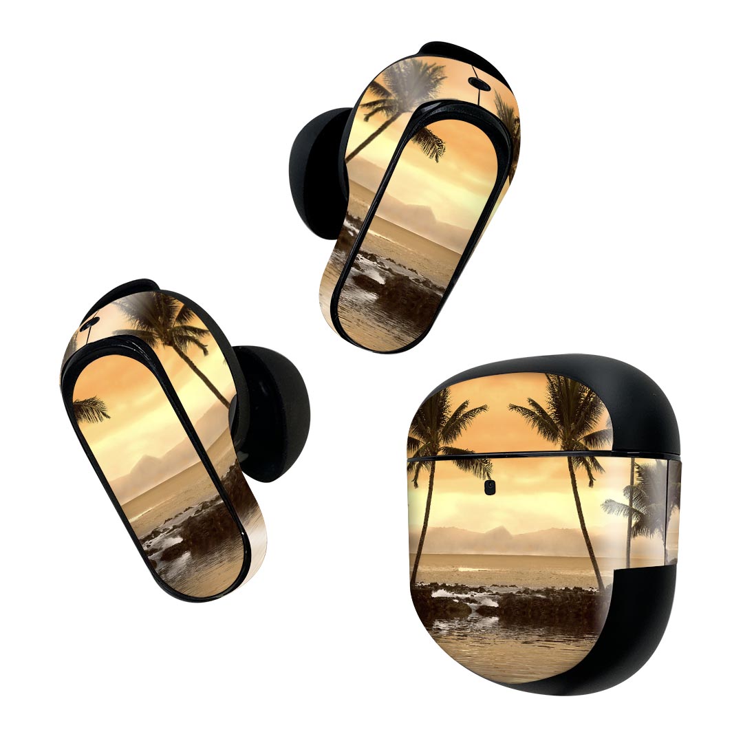 製品名 Bose QuietComfort Earbuds II 専用デザインスキンシール セット内容 Bose QuietComfort Earbuds II 専用シール　イヤホン（左右）3枚、充電ケース用シール 1枚AirPods第3世...