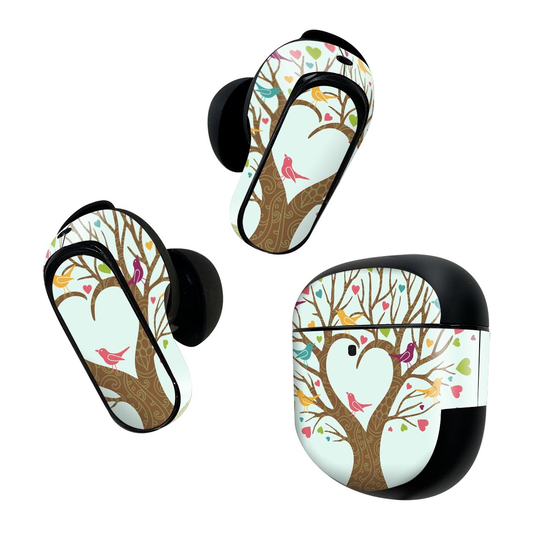 製品名 Bose QuietComfort Earbuds II 専用デザインスキンシール セット内容 Bose QuietComfort Earbuds II 専用シール　イヤホン（左右）3枚、充電ケース用シール 1枚AirPods第3世...