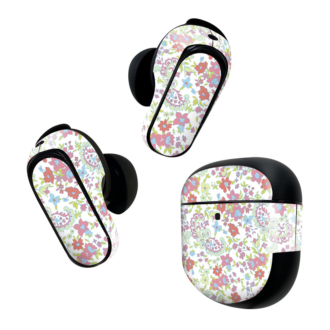 製品名 Bose QuietComfort Earbuds II 専用デザインスキンシール セット内容 Bose QuietComfort Earbuds II 専用シール　イヤホン（左右）3枚、充電ケース用シール 1枚AirPods第3世...