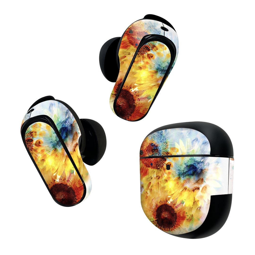 製品名 Bose QuietComfort Earbuds II 専用デザインスキンシール セット内容 Bose QuietComfort Earbuds II 専用シール　イヤホン（左右）3枚、充電ケース用シール 1枚AirPods第3世...