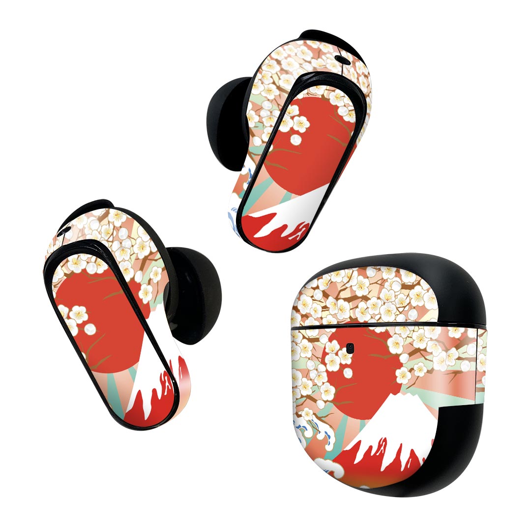 製品名 Bose QuietComfort Earbuds II 専用デザインスキンシール セット内容 Bose QuietComfort Earbuds II 専用シール　イヤホン（左右）3枚、充電ケース用シール 1枚AirPods第3世...