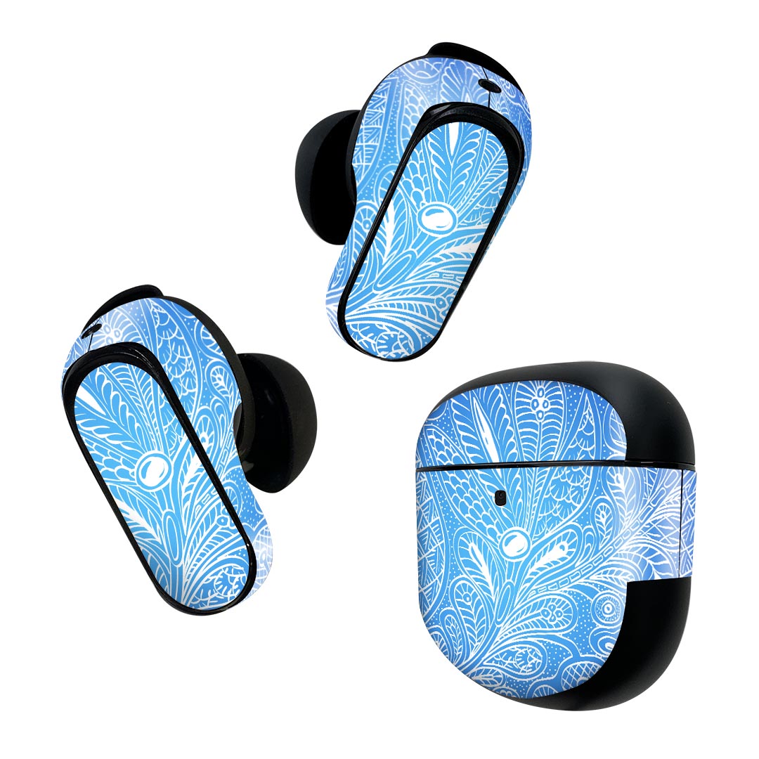 製品名 Bose QuietComfort Earbuds II 専用デザインスキンシール セット内容 Bose QuietComfort Earbuds II 専用シール　イヤホン（左右）3枚、充電ケース用シール 1枚AirPods第3世...