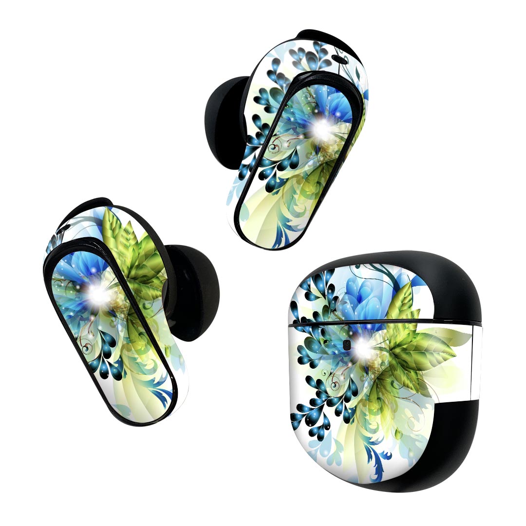 製品名 Bose QuietComfort Earbuds II 専用デザインスキンシール セット内容 Bose QuietComfort Earbuds II 専用シール　イヤホン（左右）3枚、充電ケース用シール 1枚AirPods第3世...