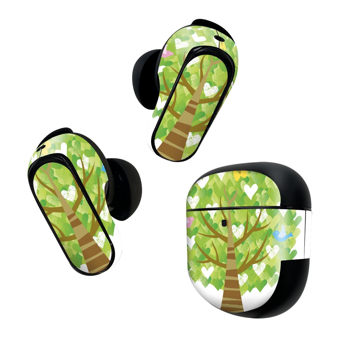 製品名 Bose QuietComfort Earbuds II 専用デザインスキンシール セット内容 Bose QuietComfort Earbuds II 専用シール　イヤホン（左右）3枚、充電ケース用シール 1枚AirPods第3世...